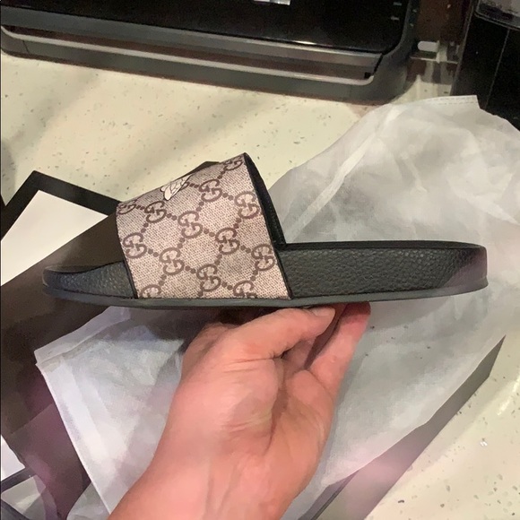 Gucci | Shoes | Womens Gucci Slide Bumblebee | Poshmark